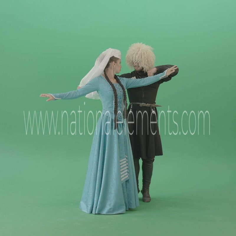 Traditional dance of Georgia - Green Screen Video Footage Pack ...