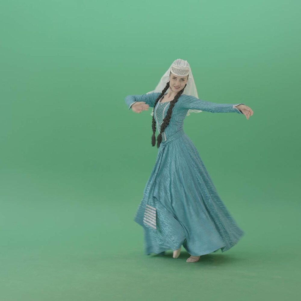 Traditional dance of Georgia - Green Screen Video Footage Pack ...