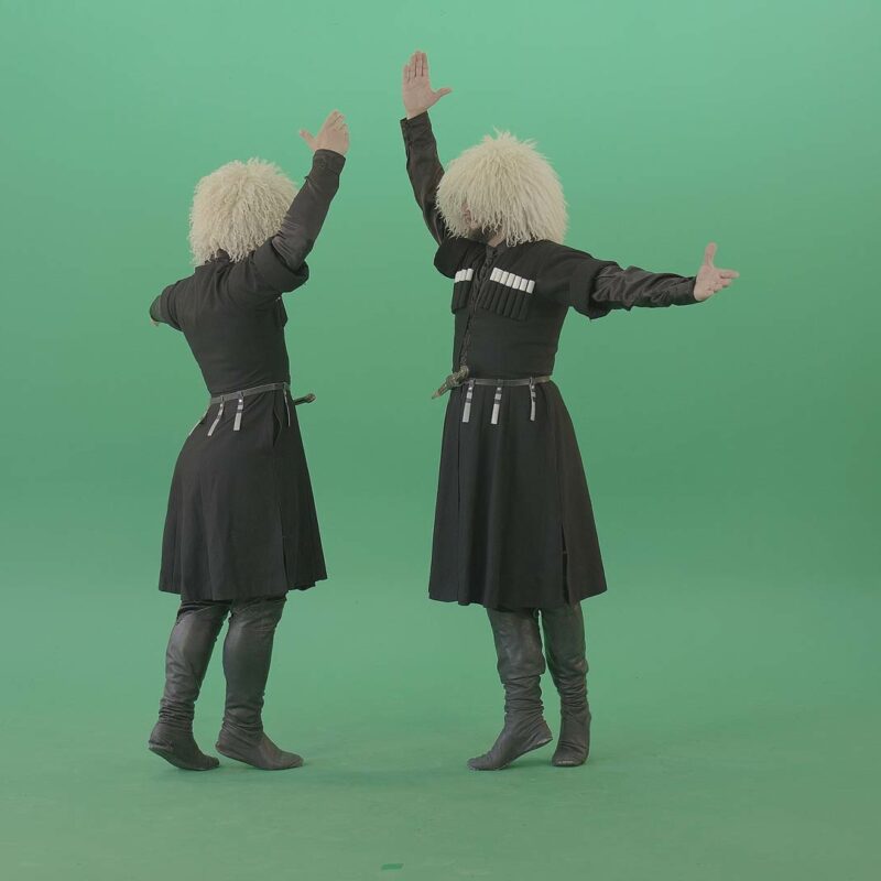 Traditional dance of Georgia - Green Screen Video Footage Pack ...