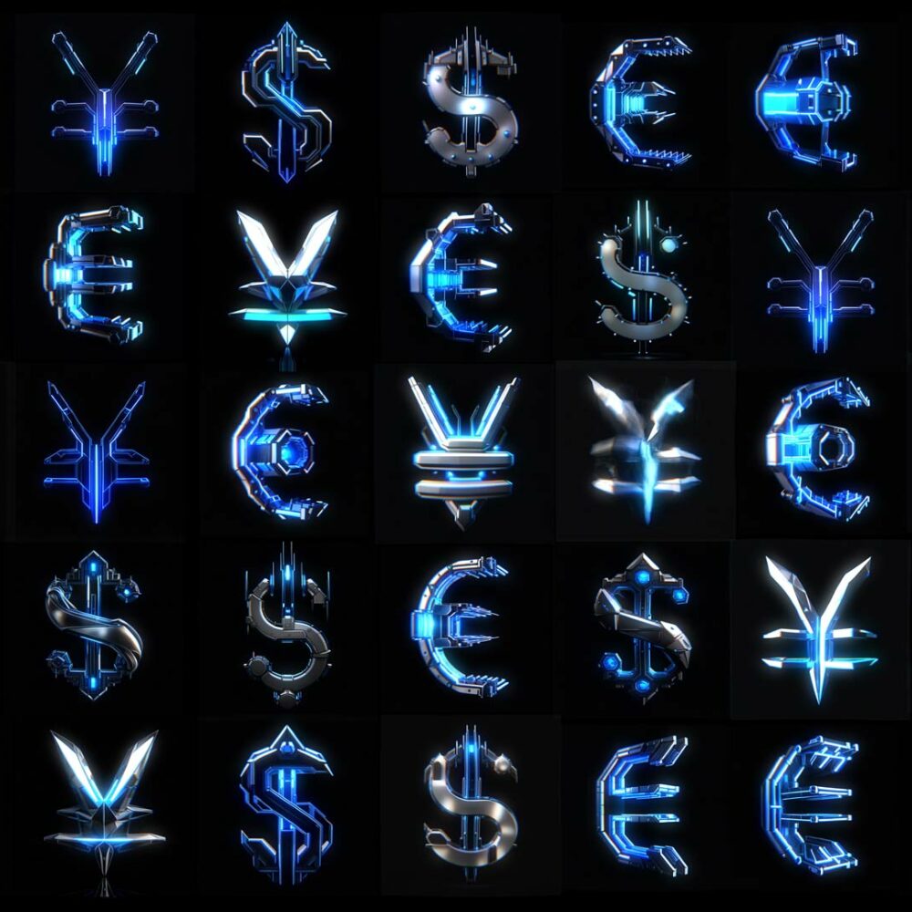 Futuristic Symbols - Motion Backgrounds. Video VJ Loops Pack | National ...