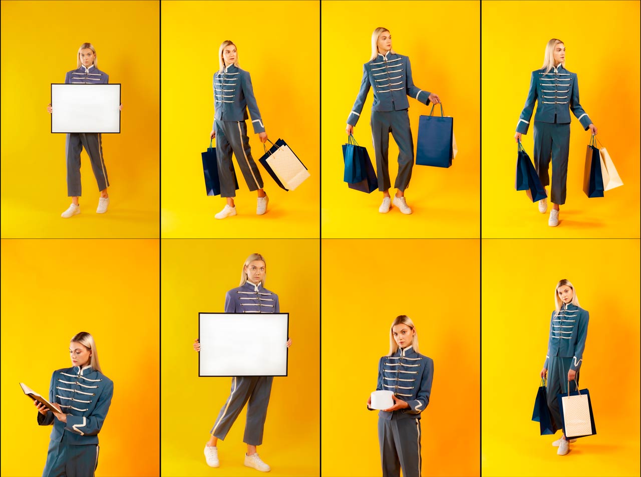 Uniform Woman – Mockup Photo Pack | National Elements